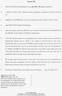 You can write your own wills!