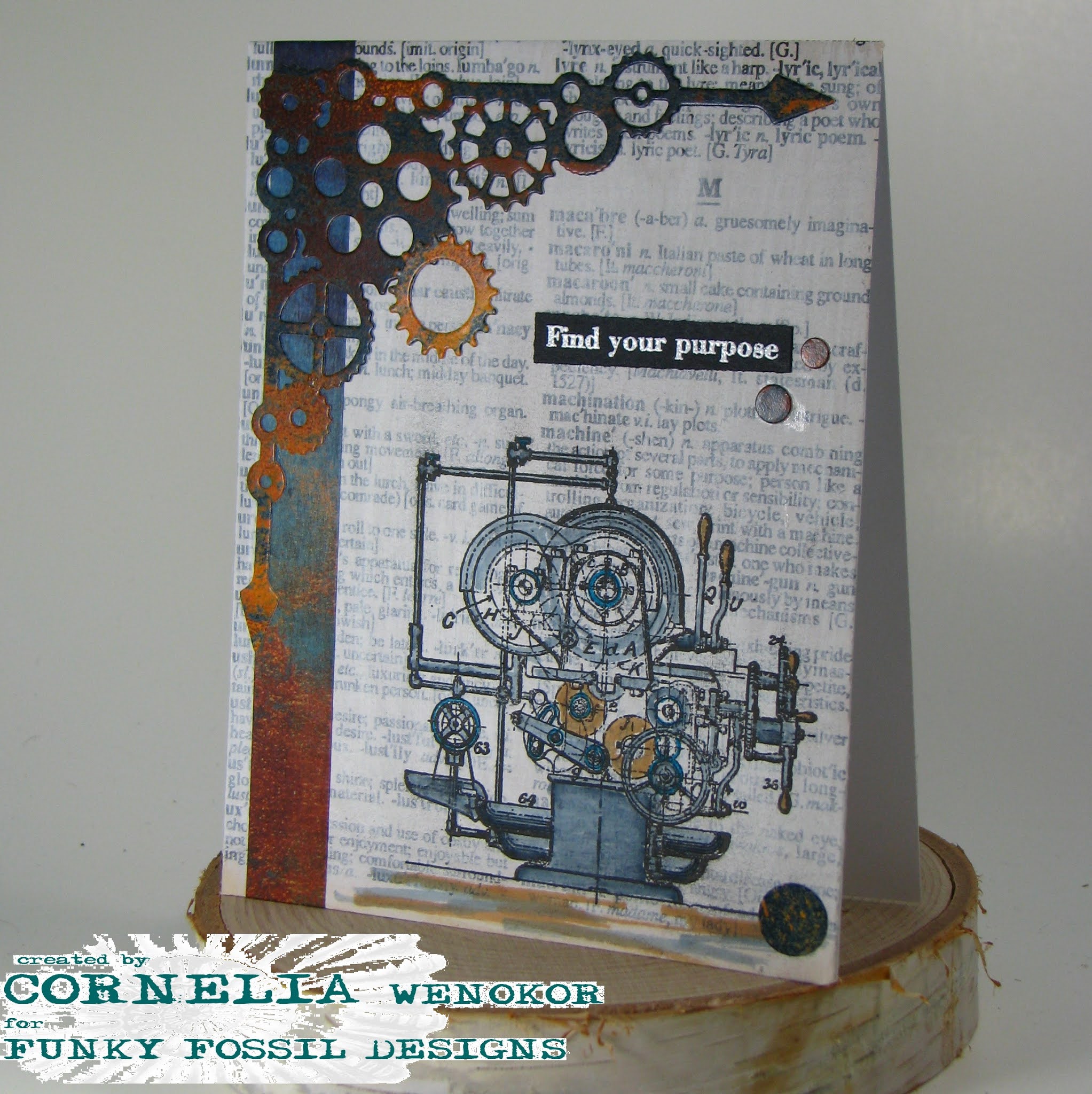 Steampunk with Funky Fossil Design