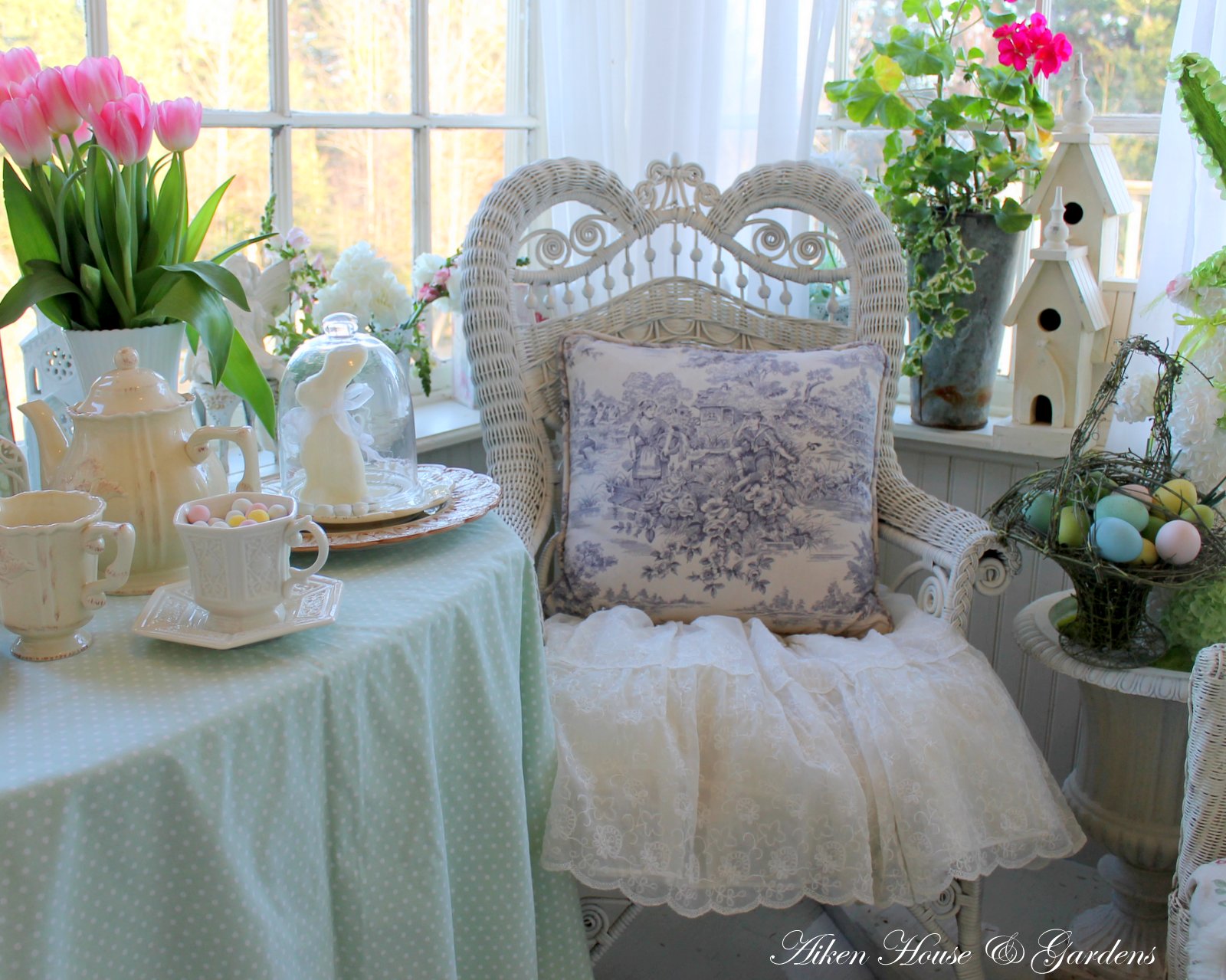 Aiken House & Gardens: Happy Easter Tea