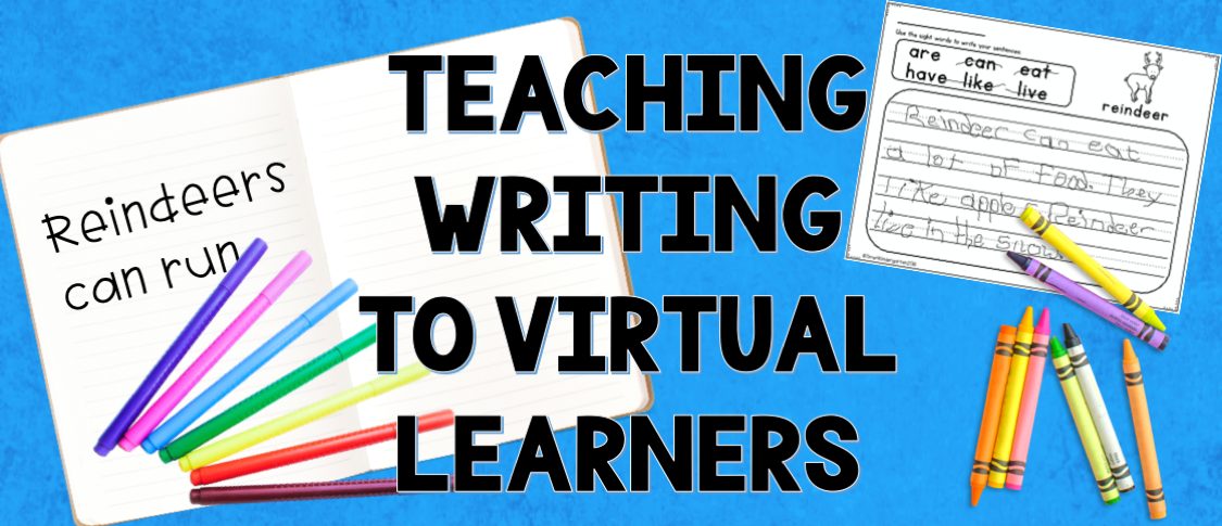 Distance Learning and Writing | Time 4 Kindergarten