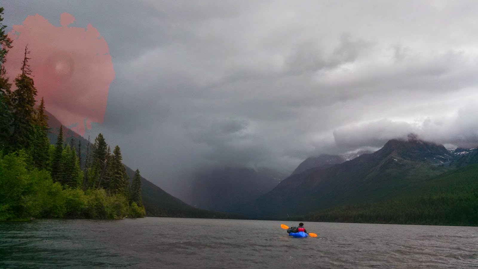 A View from the North Coast: Logging Lake and Grace Lake--in Glacier ...