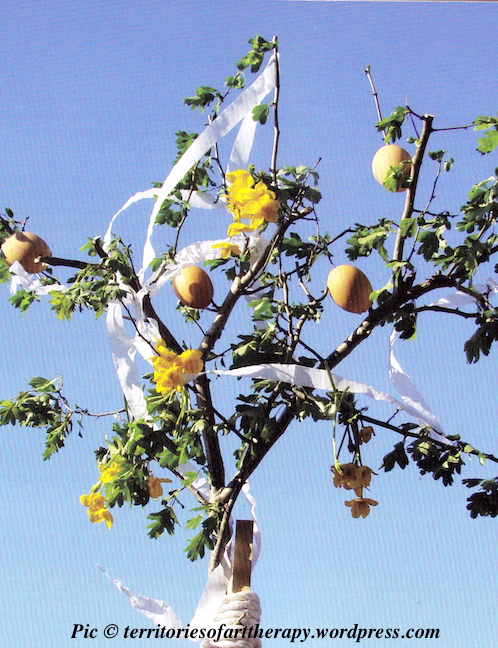 The Ever-Living Ones: The May bush ribbons dance as the Fairy Host pass by.