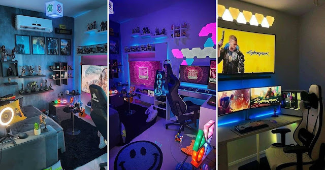 15 Idea Inspirasi Ruang Gaming Idaman Gamers Diluar Sana, Bestnya ...