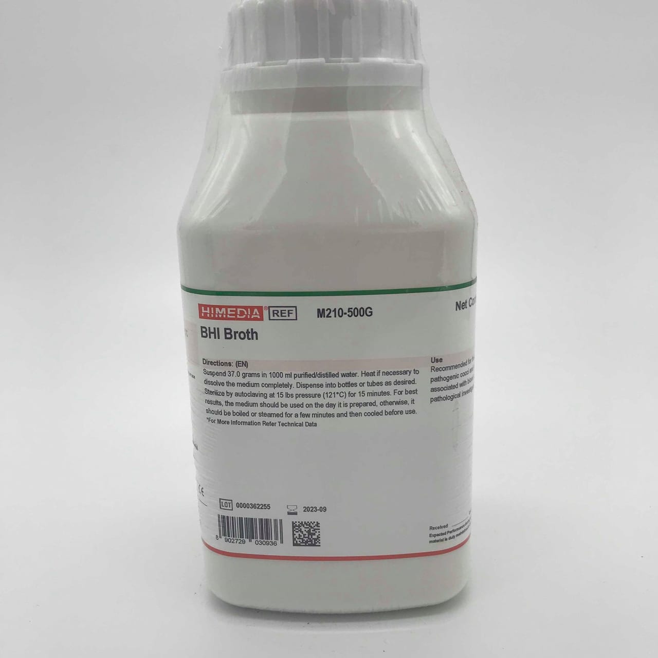 Môi trường BHI Broth- Brain Heart Infusion Broth