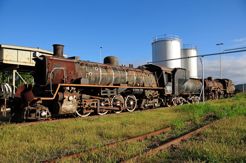 old STEAM LOCOMOTIVES in South Africa: VOORBAAI Loco Shed (Hartenbos ...