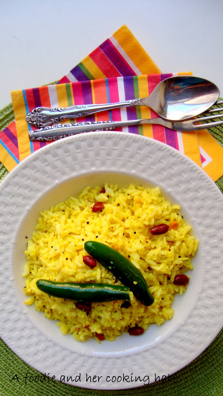 Spices and aroma: Lemon rice - A South Indian delight