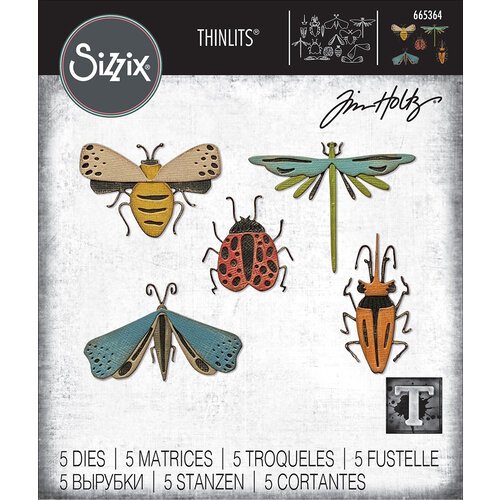FUNKY INSECTS SHAKER CARD - TIM HOLTZ SIZZIX CHAPTER 2 RELEASE - In My ...