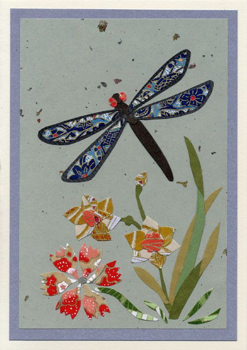 My Owl Barn: Japanese Paper Collages by Rebecca Ridout of Gnarly Cat