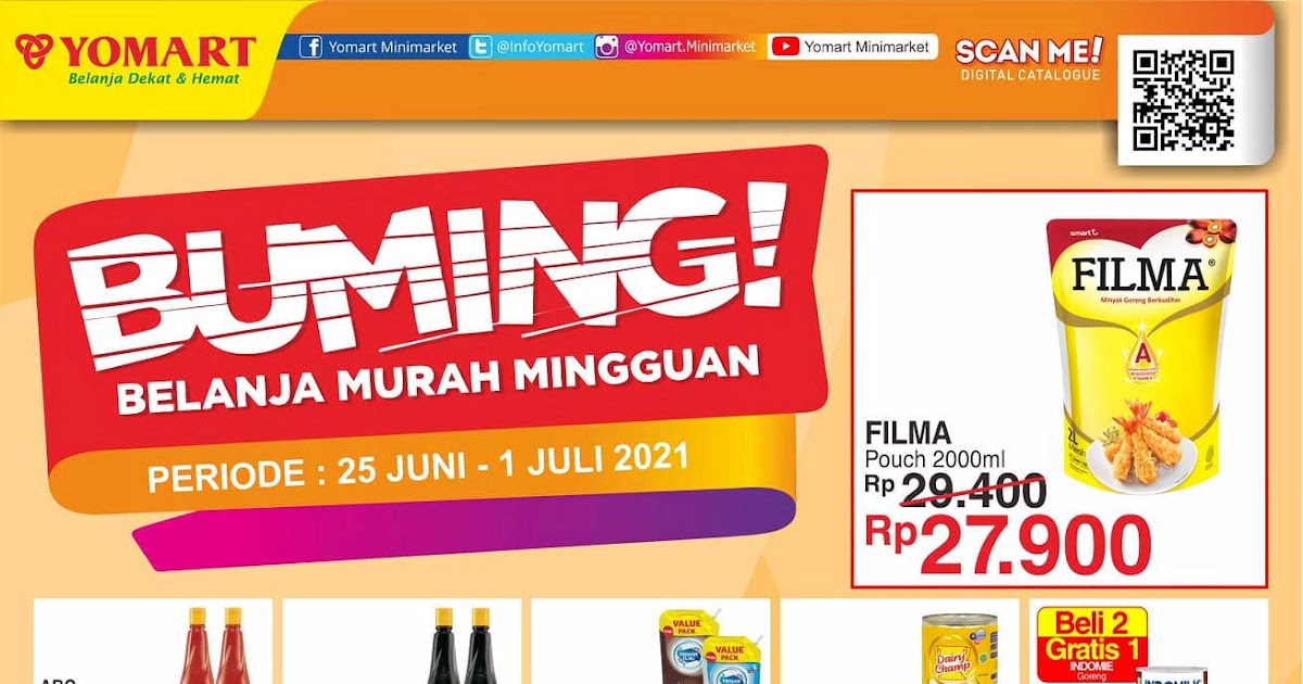 Katalog Promo YOMART 25 Juni - 1 Juli 2021 | scanharga