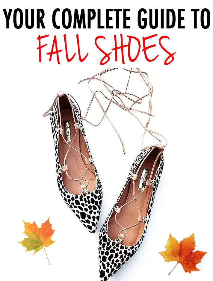 Your Complete Guide to Fall Shoes - Chasing Cinderella