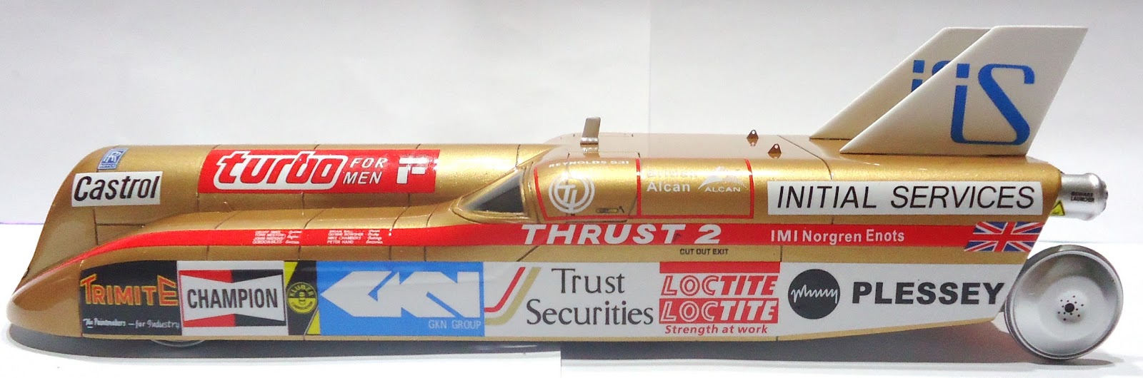 MABRAMCUB Coleccion de autos diecast 1/43: Thrust II LSR