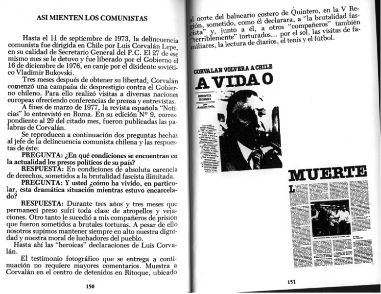 CHILE 100 AÑOS P.C.: Corvalán y Altamirano