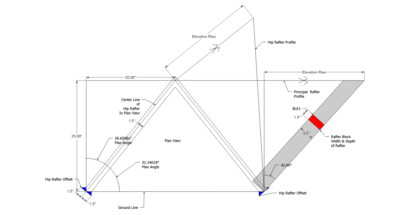 Roof Framing Geometry: Traditional Roof Framing Geometry Layout ...