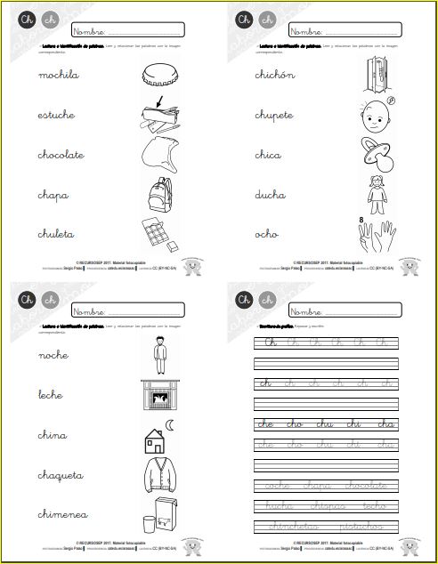 Jugando y aprendiendo juntos: Aprendo a leer y a escribir. La CH
