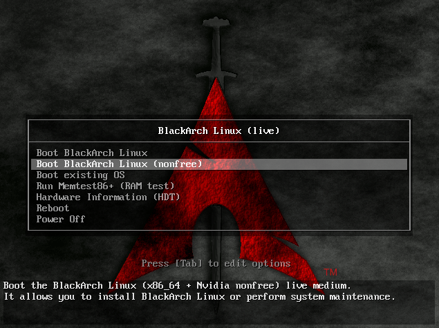 How to install BlackArch Linux in VirtualBox