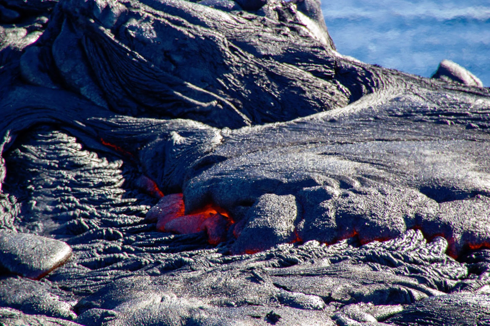 Big Island Living: We poke lava with a stick!