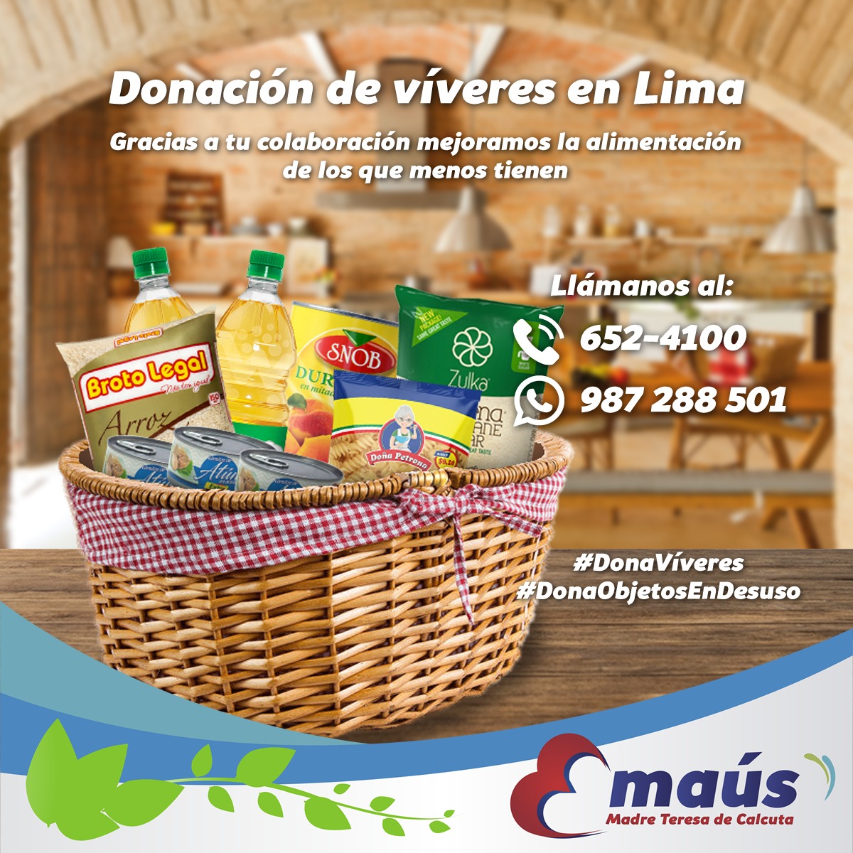 Traperos de Emaús en Villa El Salvador: Donación de víveres en Lima