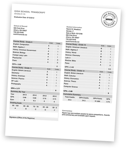 Mommy Maestra: Homeschool High School Transcript Program