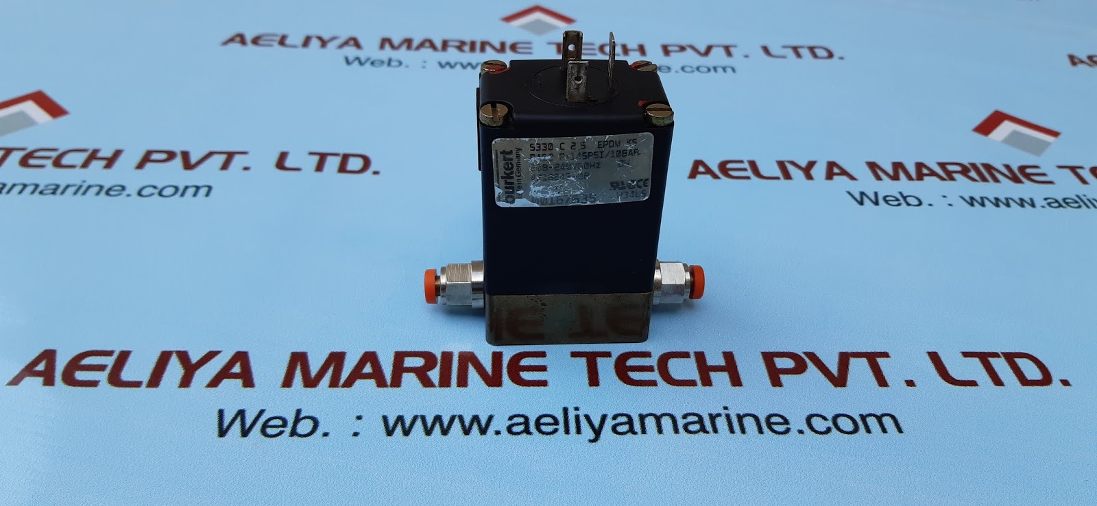 BURKERT 5330 C 2,5 EPOM KS 3 3-WAY PIVOTED ARMATURE SOLENOID VALVE ...