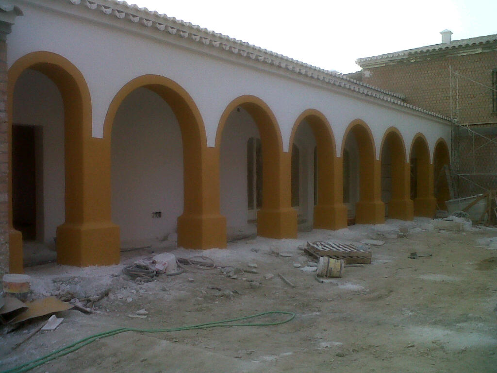 Casa Rural Hacienda la Morena: Arcos pintados...
