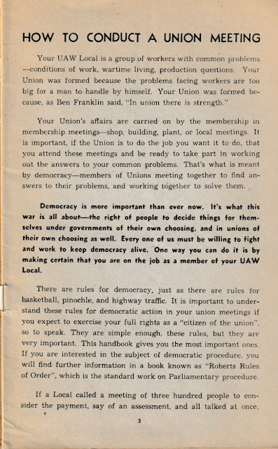 The Left Chapter: How to Conduct a Union Meeting - UAW CIO Education ...