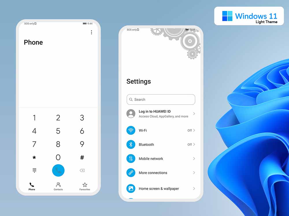 Windows 11 Premium EMUI Theme for EMUI 11/10/9.1/9 & Magic UI 4