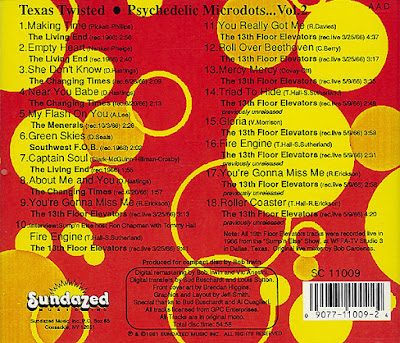 ENTRE MUSICA: PSYCHEDELIC MICRODOTS OF THE SIXTIES Vol. 2 - Texas ...