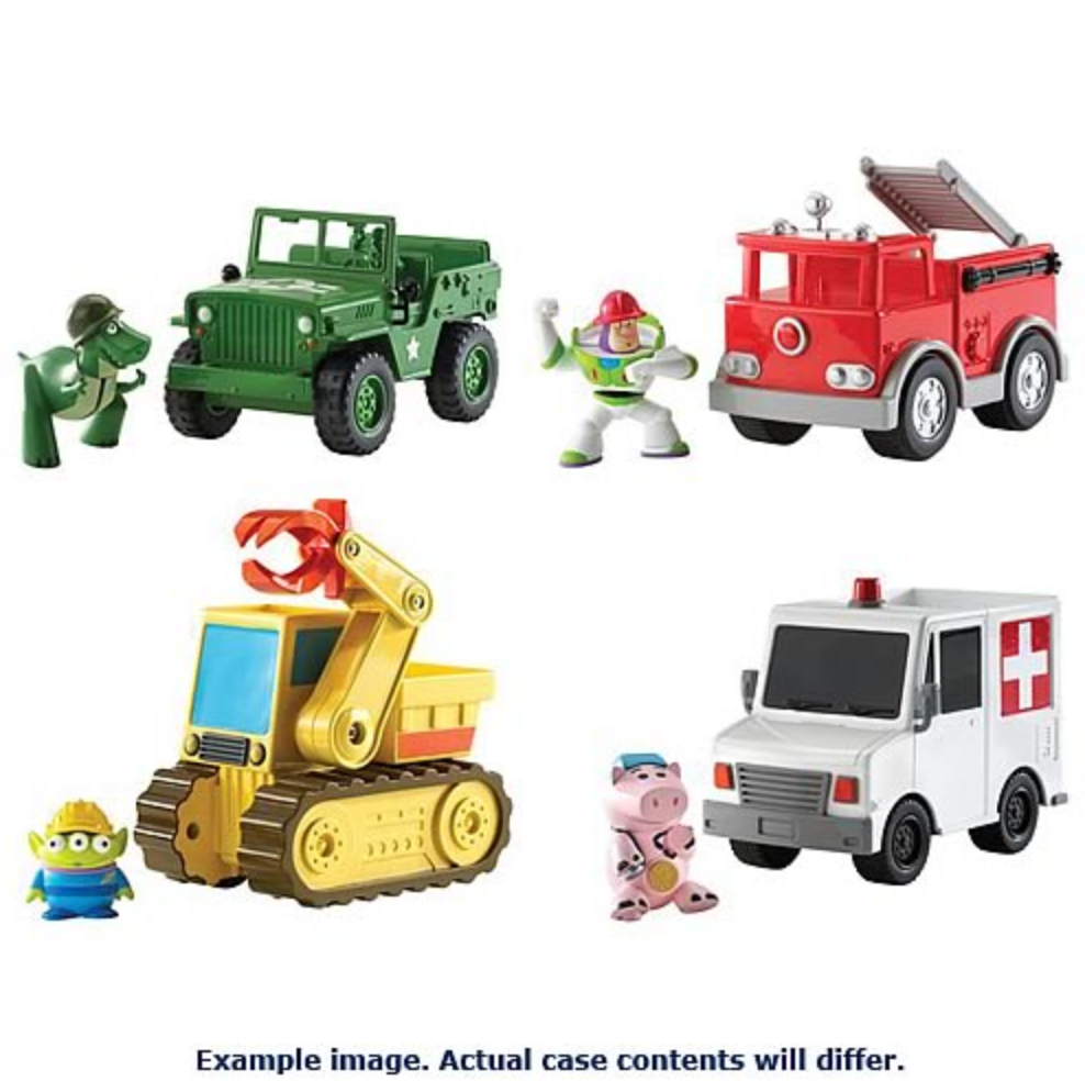 Dan the Pixar Fan: Toy Story Pull and Go Vehicles (Mattel Buddy Pack ...