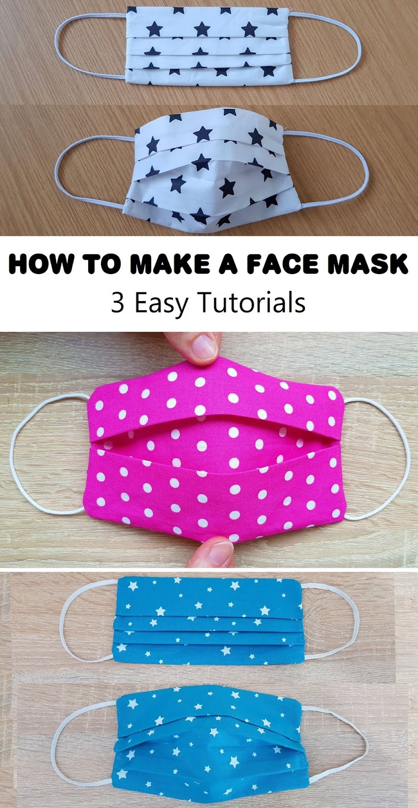 How to Make Face Mask - 3 Tutorials