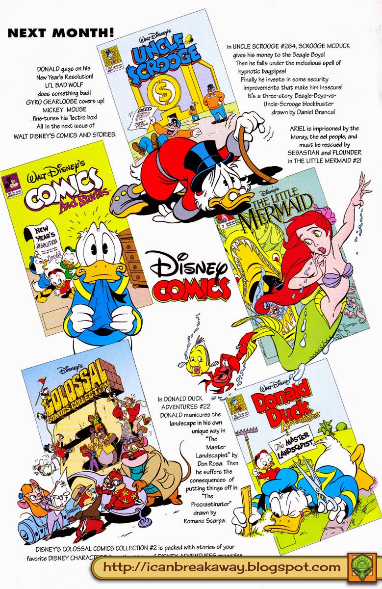 I Can Break Away: The Disney Comics Story (1990-1993): The End of the Line