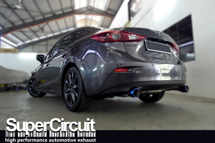 SUPERCIRCUIT Exhaust Pro Shop: Mazda3 Skyactiv Axle-back Exhaust ...