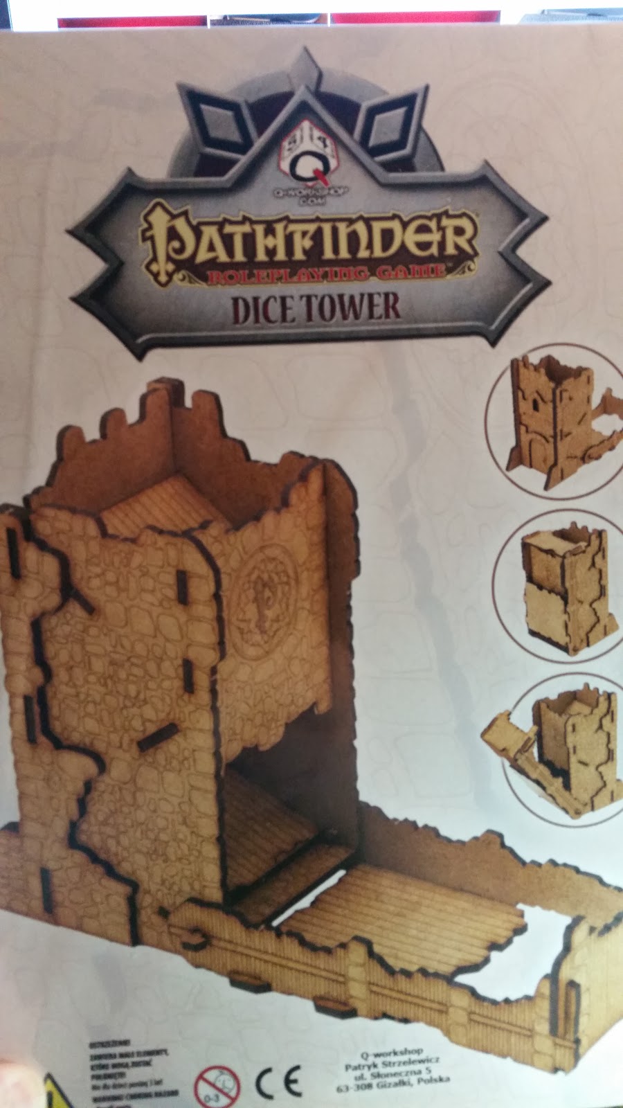 d4d6d8d10d12d20: How To Build The Q-workshop / Pathfinder Dice Tower!!!