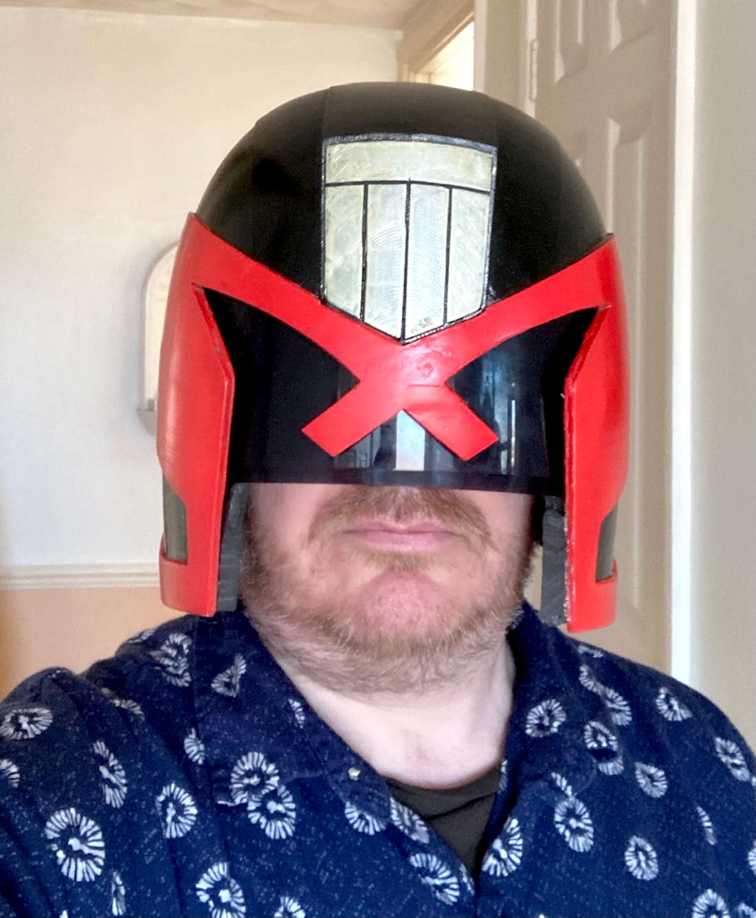 roleplay-geek: I Printed a Grail Item - Judge Dredd Helmet