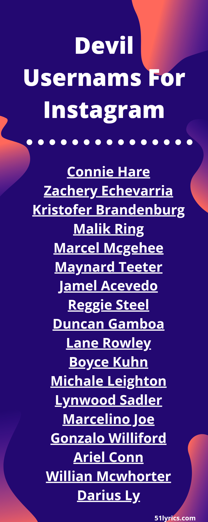 499+ Best Devil Usernames For Instagram