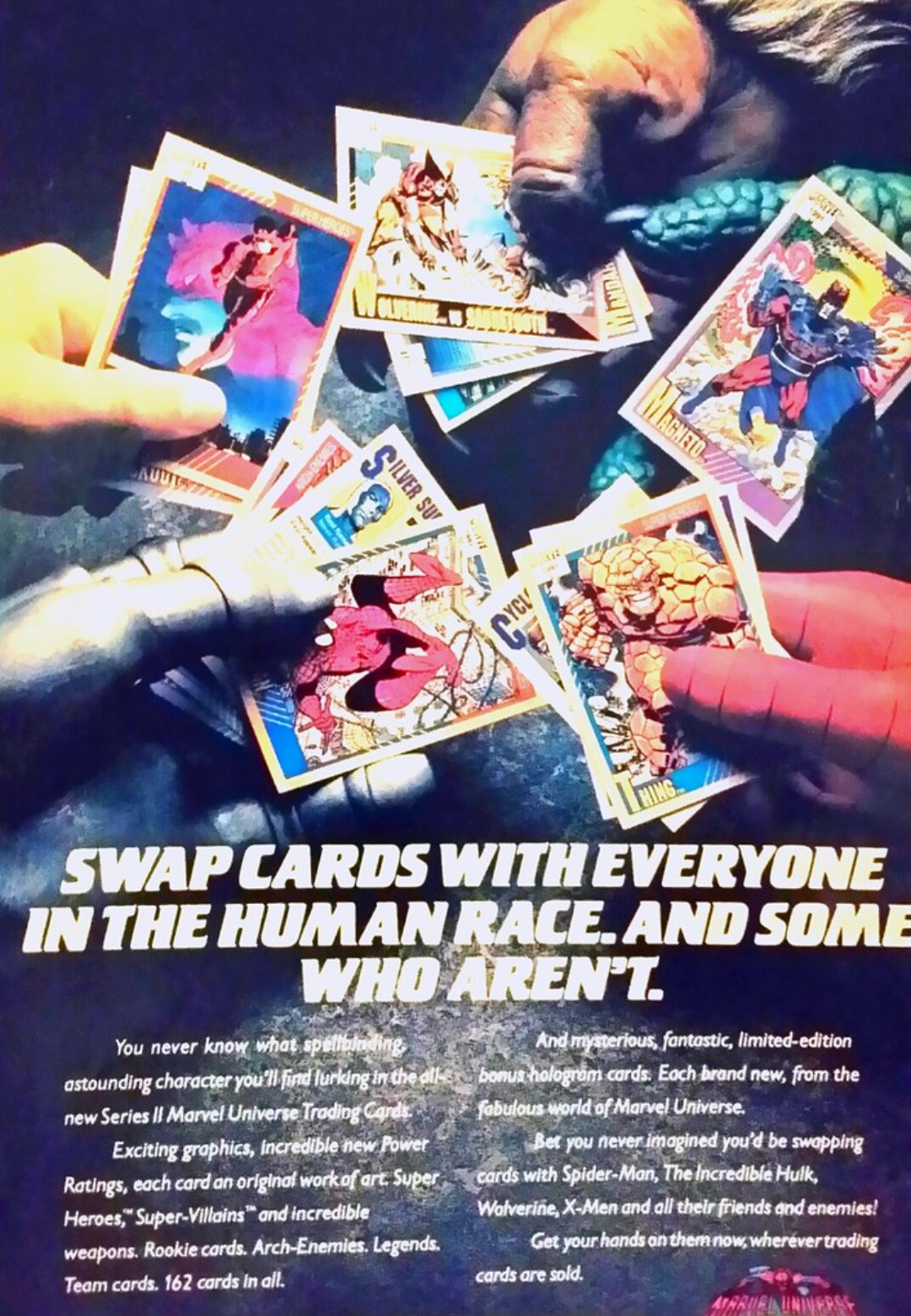 My Retro Nostalgia: Early 90s Marvel Trading Cards....