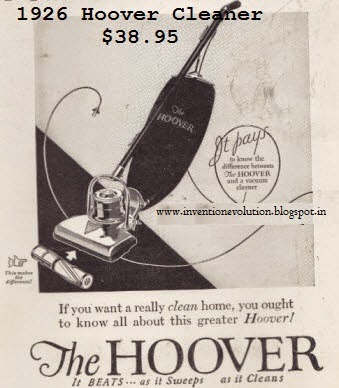 Evolution Of Inventions: VACUUM CLEANER