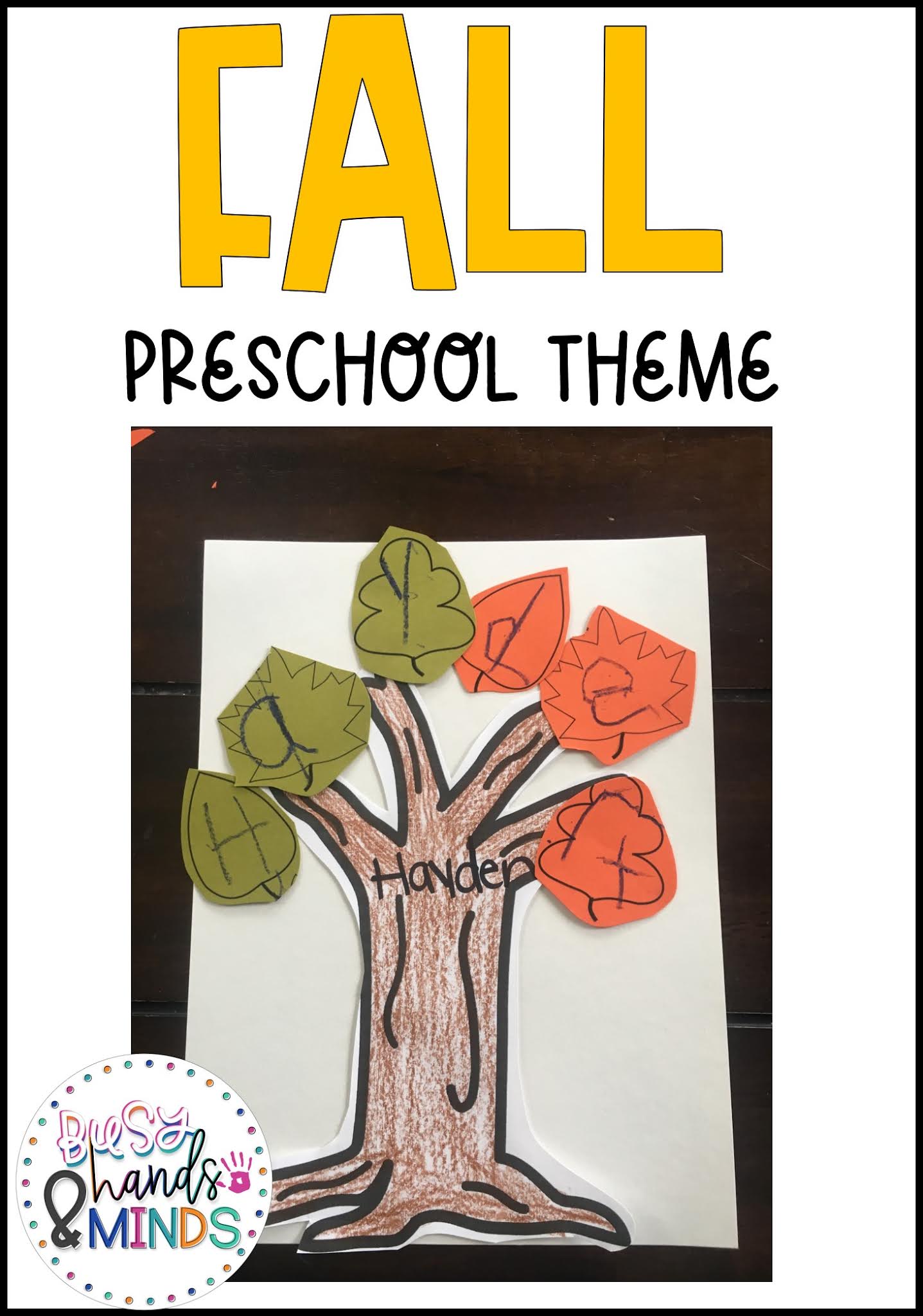 Fall Preschool Theme | Busy Hands and Minds
