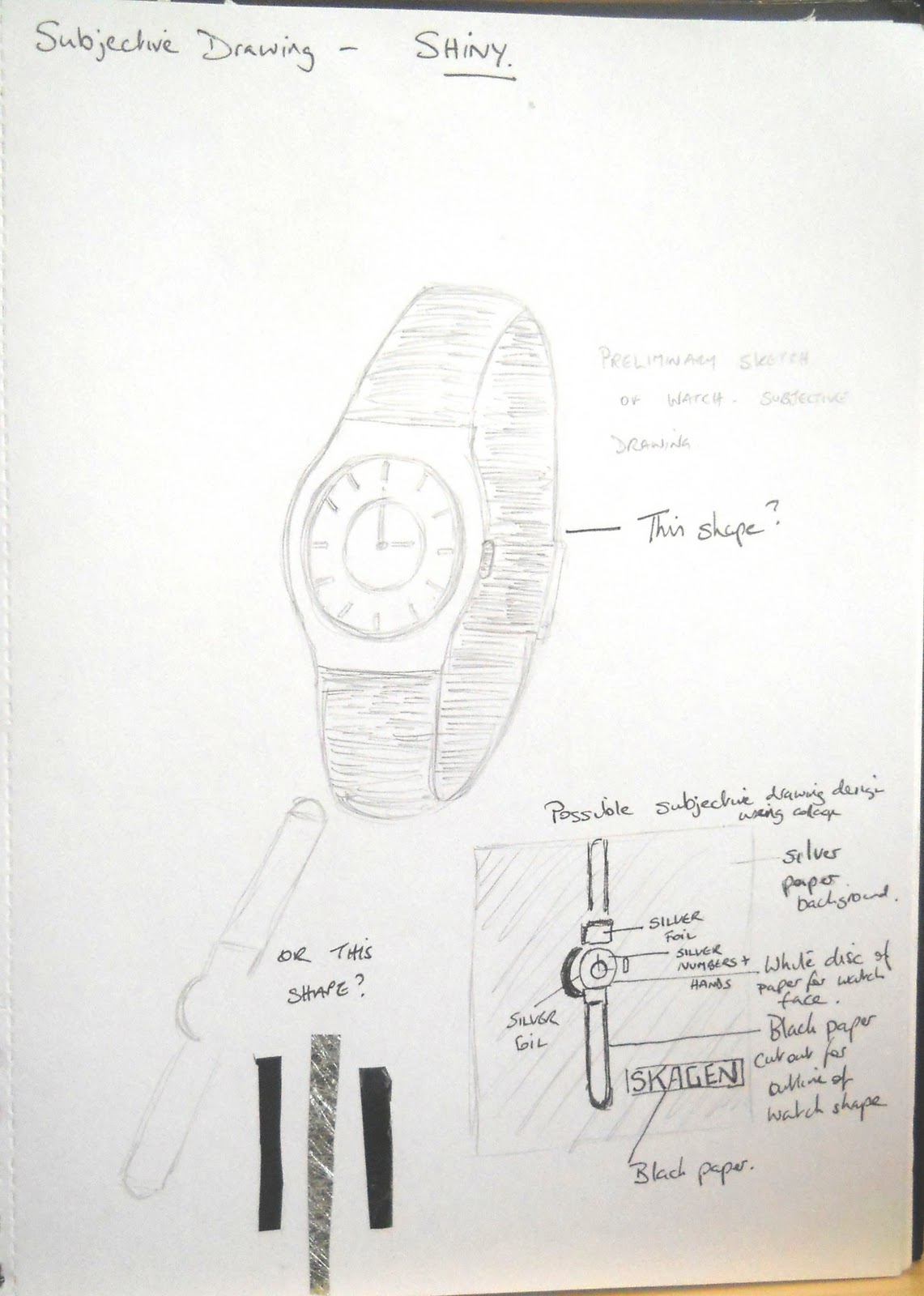 Debbie's Illustration Log: Exercise - A subjective drawing