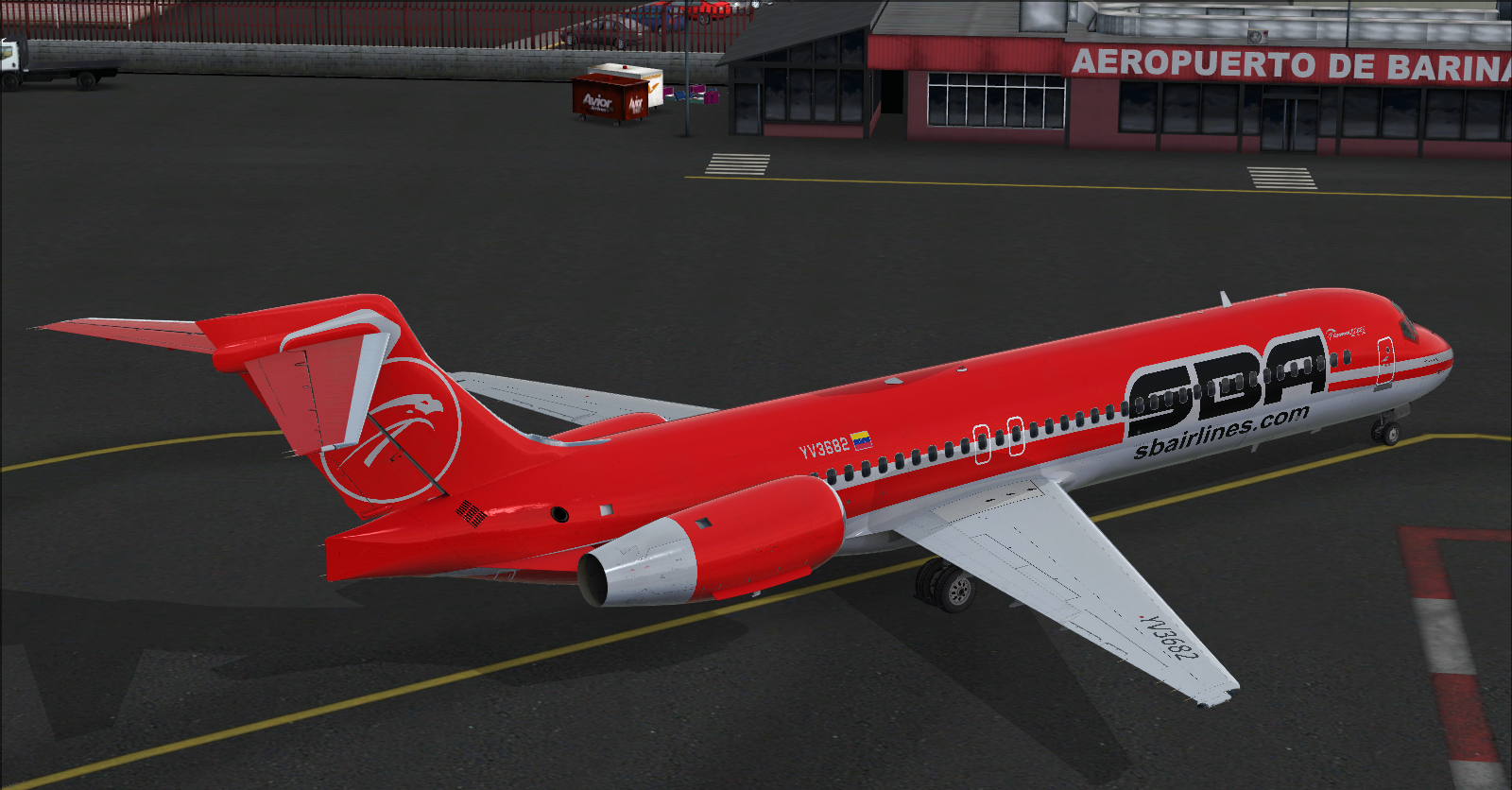 [FSX/P3D] TFDi Design Boeing 717 Aserca Airlines SBA Airlines Livery ...