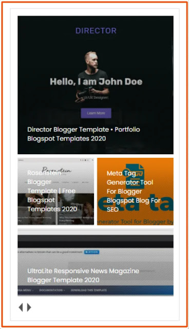 Americanclouds 5 Auto Animated Recent Posts Widget Slider For Blogger