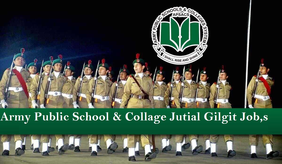 Gilgit-Baltistan Career Forum: Army Public School & Collage Jutial ...