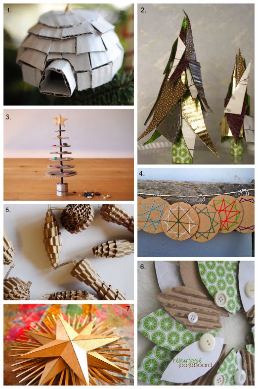 Upcycle: A cardboard Christmas | the ReFab Diaries