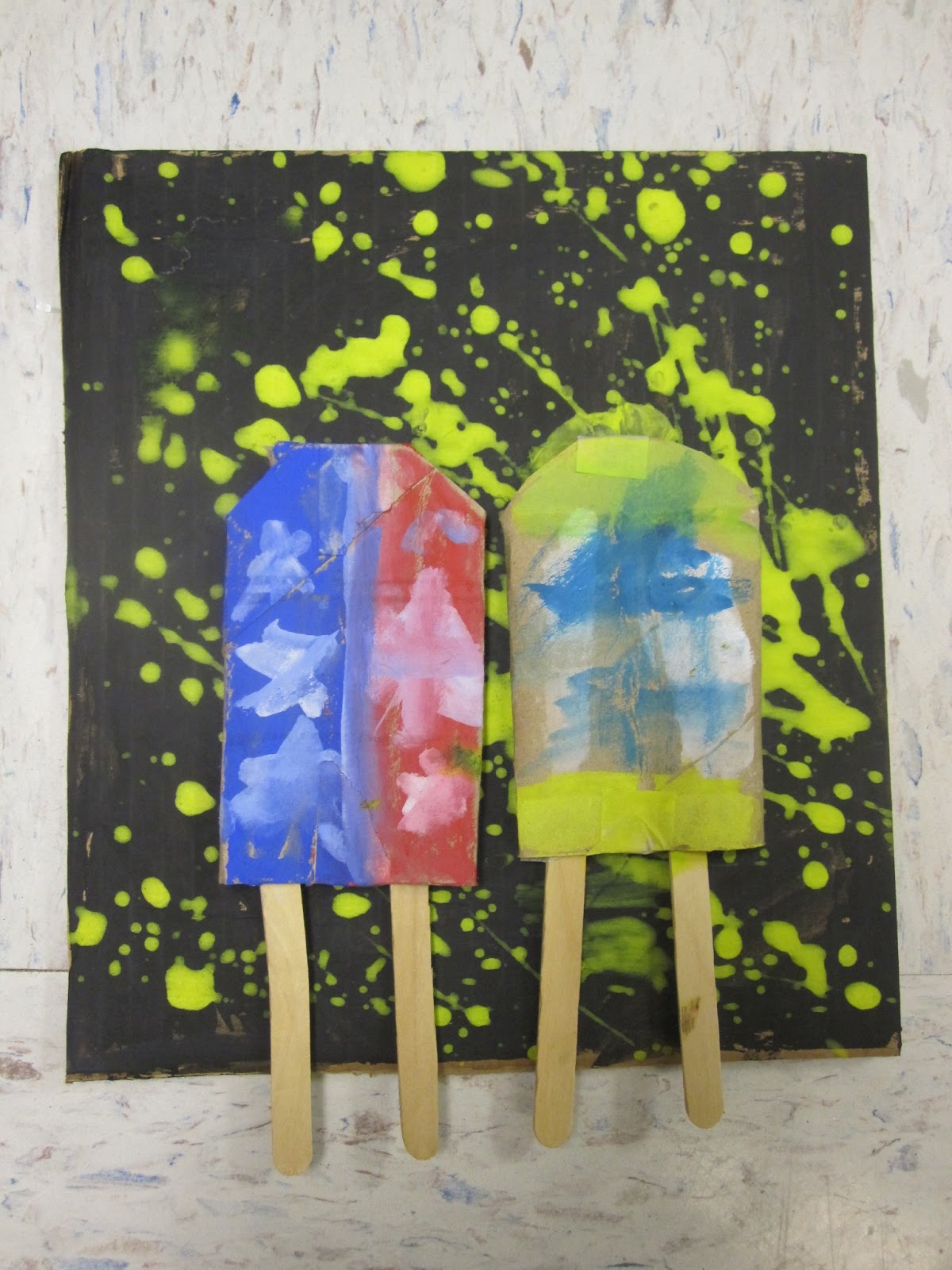 Mini Crayons: Pop Art Popsicles