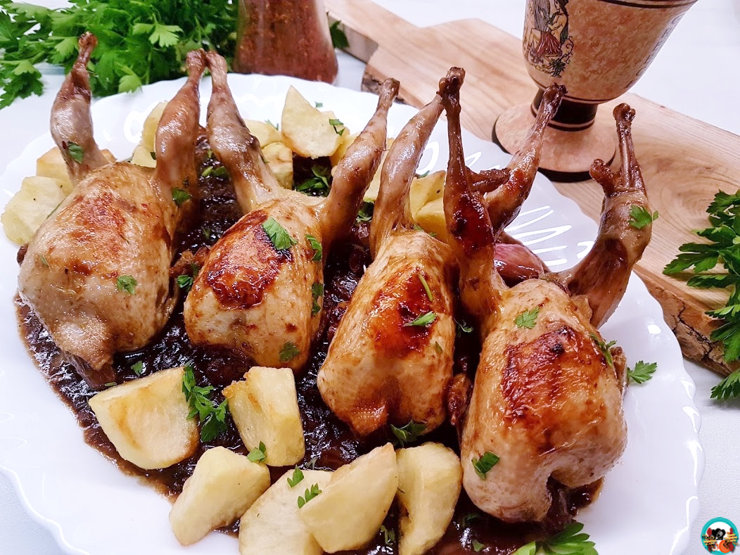 Codornices al oporto - ¡Huele Bien!