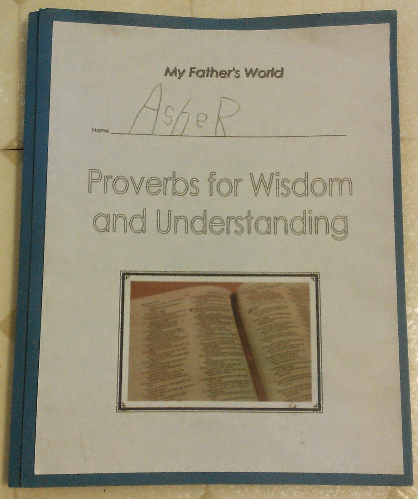 Grafhaus Christian School : Organizing My Father's World First Grade ...