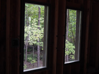 The Lake House Project: Catching up...Installing the Window Frames and ...