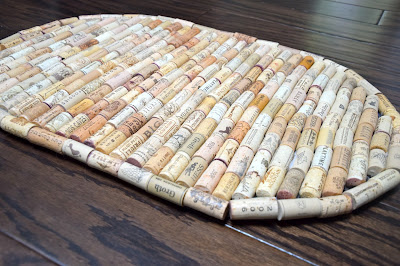 Our Hobby House: Wine Cork Rug