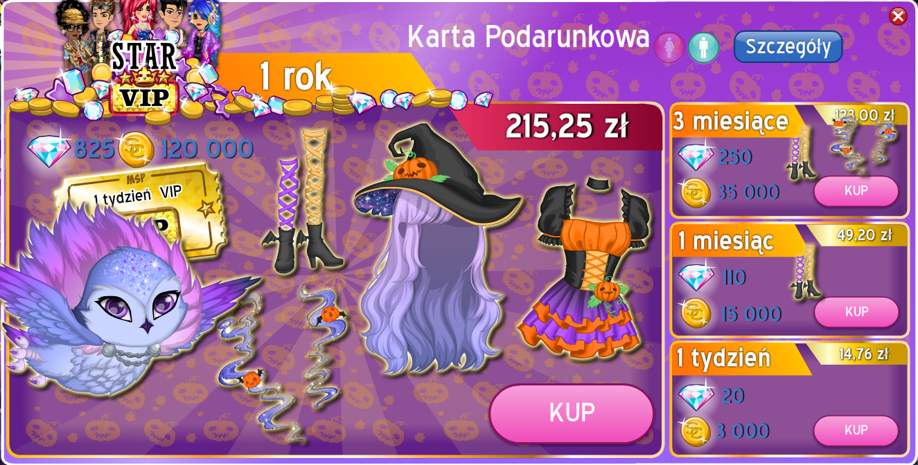 Co nowego na MSP?: Pakiet Diamond Halloween 2019