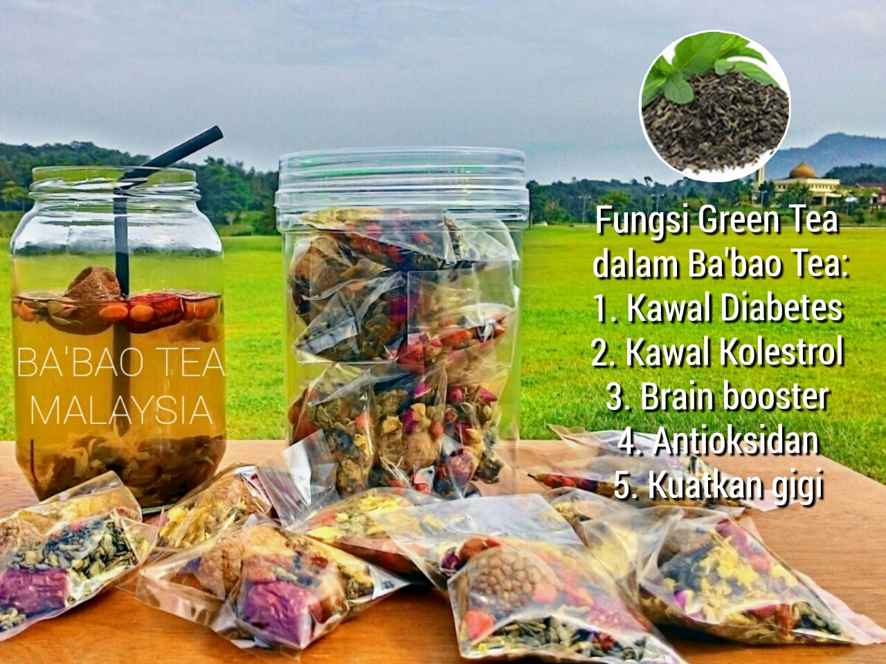 NORASHIKIN HASAN: BA'BAO TEA : TEH HERBA 8 RAMUAN YANG MENYEGARKAN!