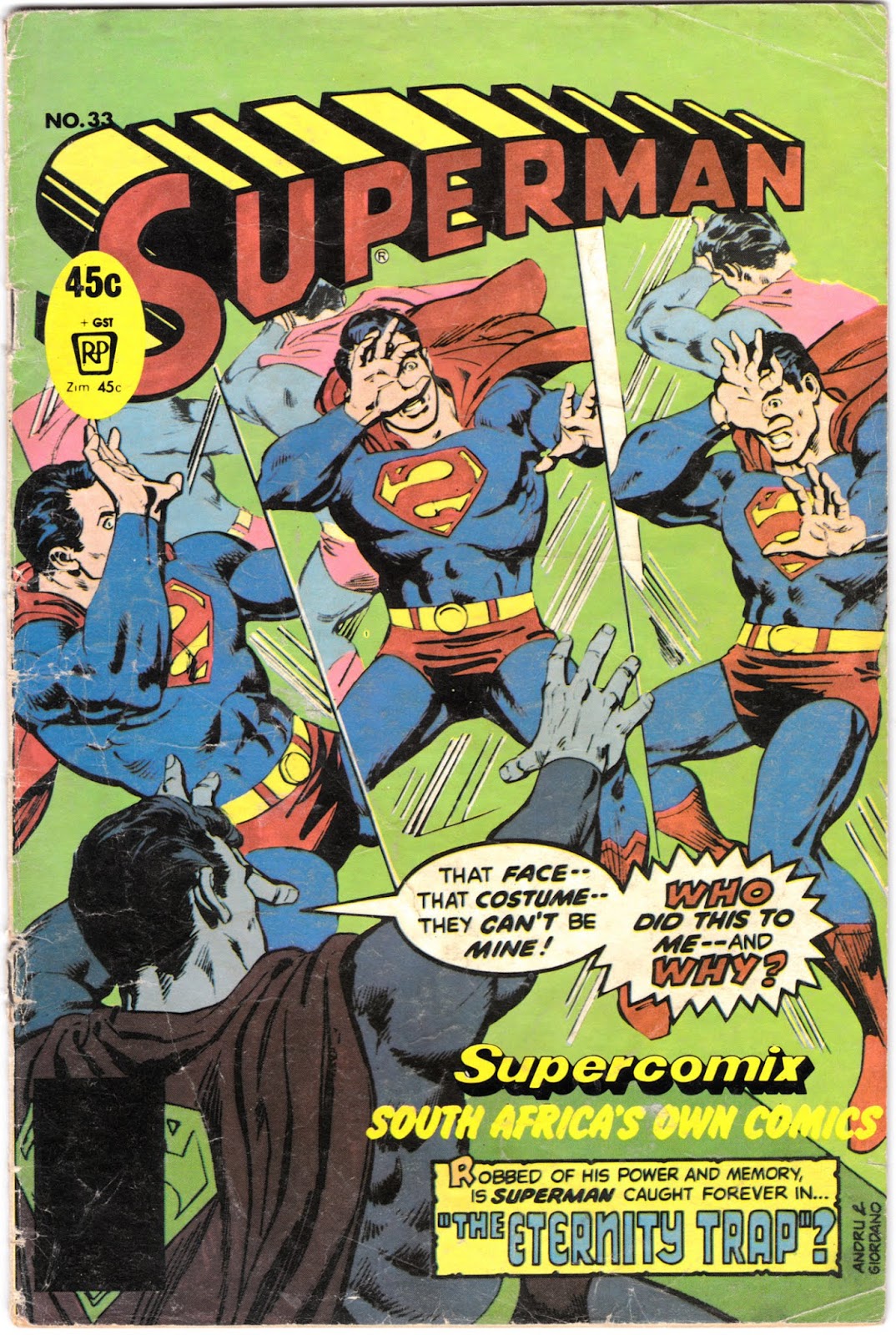 South African Comic Books: Supercomix Superman 33